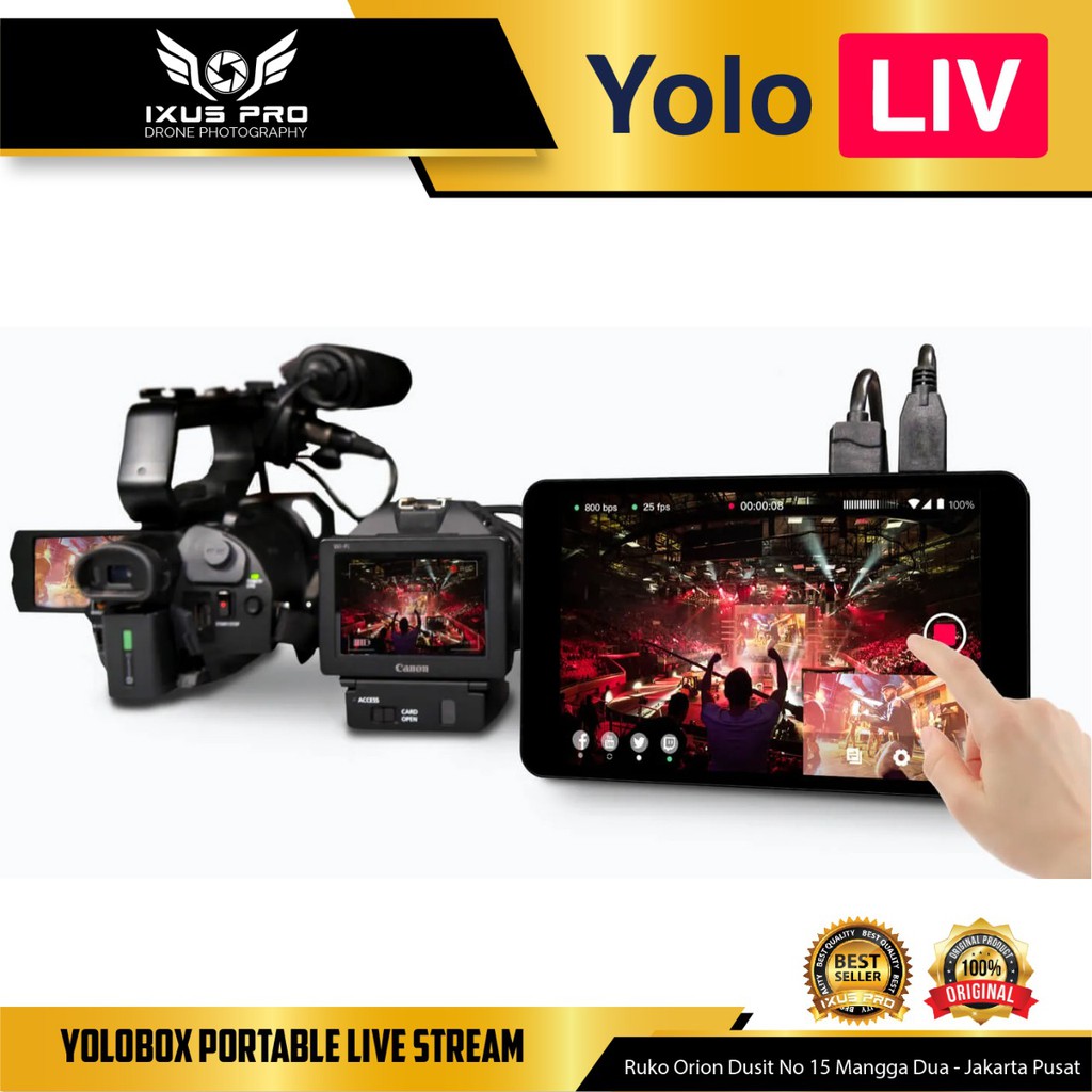 Jual YoloLiv YoloBox Portable Multi-Camera Live Streaming Device ...