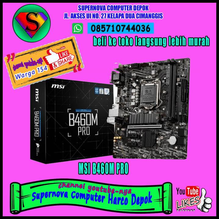 Jual Msi B460M Pro | Shopee Indonesia