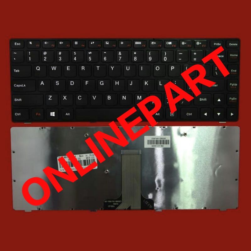 Jual KEYBOARD LENOVO G400 G405 G405A G490 G490A G410 BLACK | Shopee ...