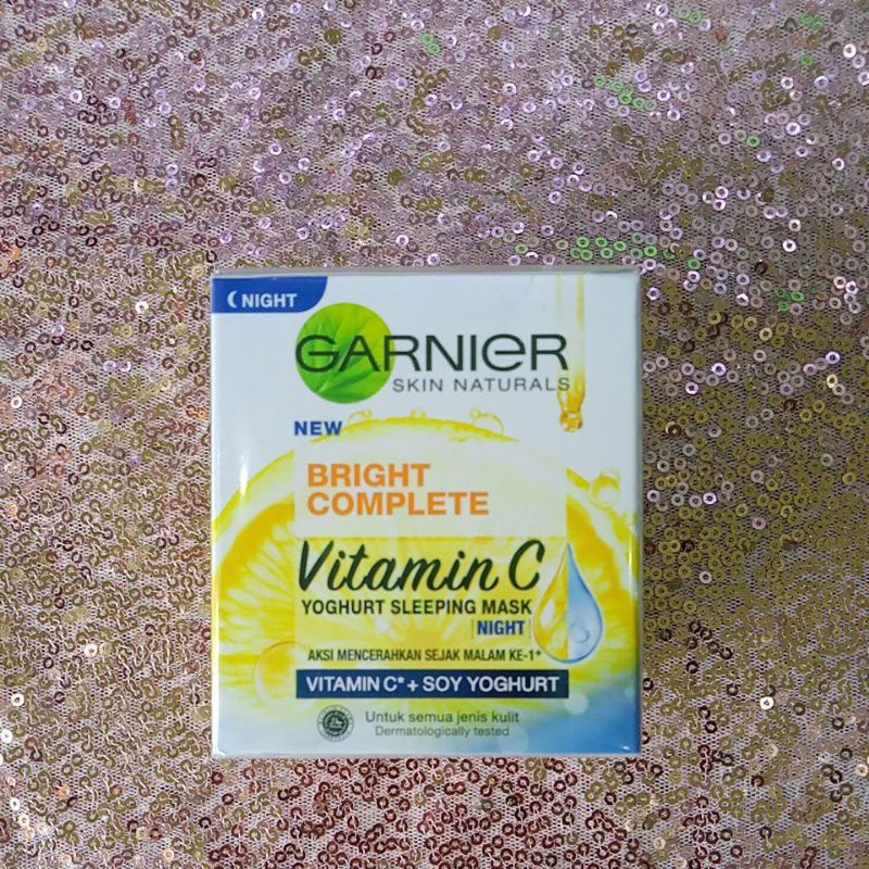 Jual 1PC GARNIER BRIGHT COMPLETE YOGHURT SLEEPING MASK NIGHT CREAM @MJ ...