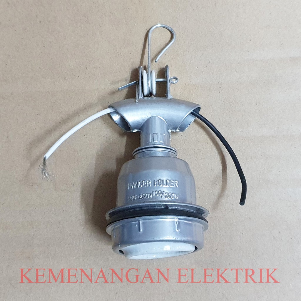 Jual FITTING GANTUNG BESI WD E27 / FITING KERAMIK WD E27 / FITTING LAMPU JALAN | Shopee Indonesia
