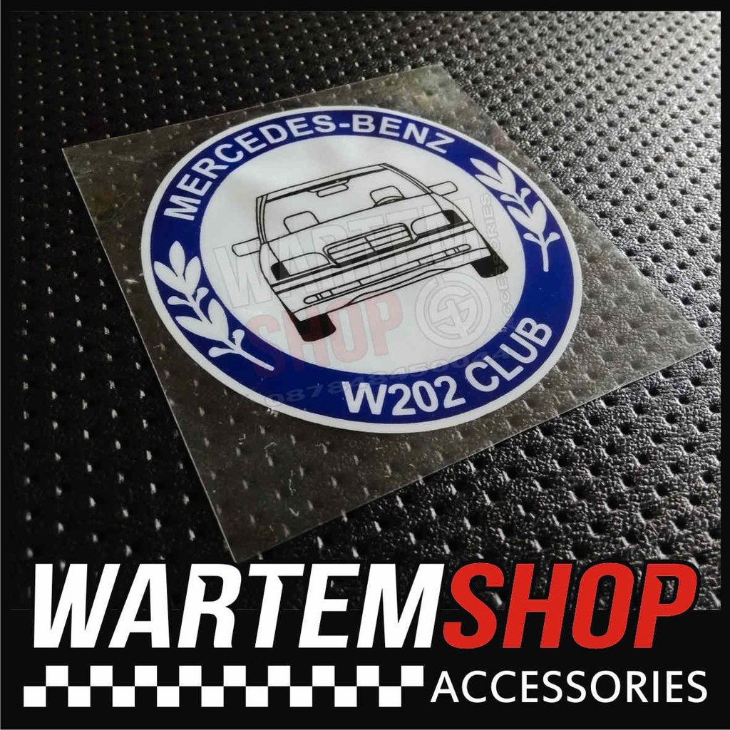 Jual STICKER BEST ON Mercedes-Benz W202 (Stiker Stickon Tempel Dalam ...