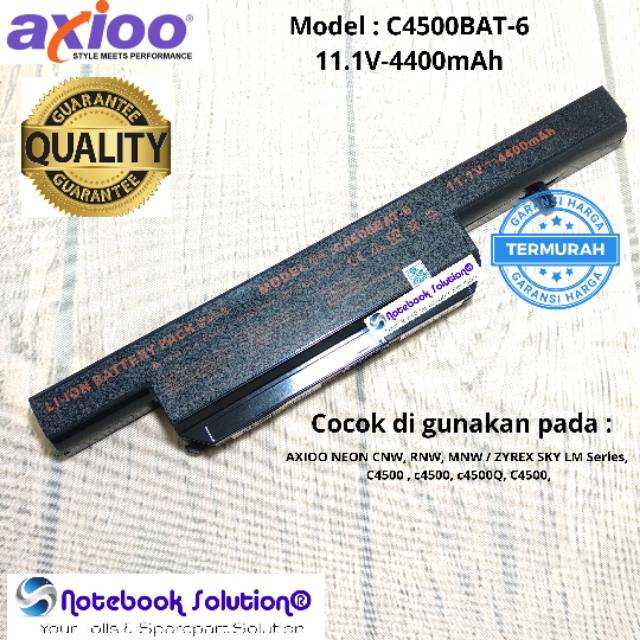 Jual Batere Baterai Battery AXIOO NEON CNW, RNW, MNW/ZYREX SKY LM ...