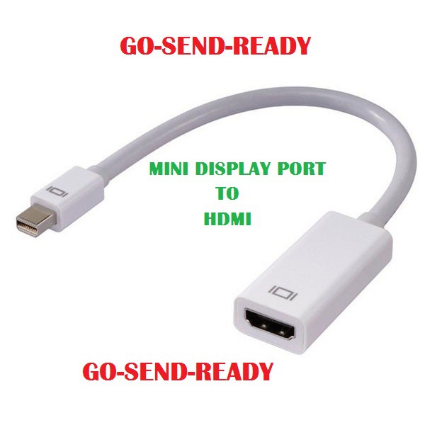 Jual CONVERTER MINI DISPLY TO HDMI / MINI DISPLAY PORT TO HDMI | Shopee ...