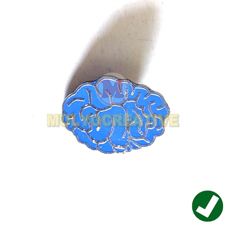Jual Pin Enamel Otak Pin Enamel Anggota Tubuh Pin Enamel Brain Otak ...