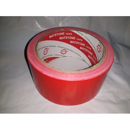 Jual Lakban kain merah 2 inch x 11 meter / cloth tape 48mm x 11 meter ...