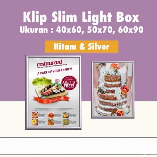 Jual Produk Terbaru Slim Light Box / Slim Neon Box / Neon Box /Klip ...
