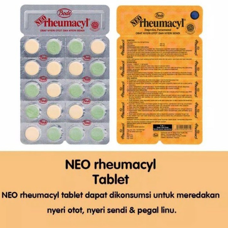 Jual Neo Rheumacyl 1 Strip 20 Tablet | Shopee Indonesia