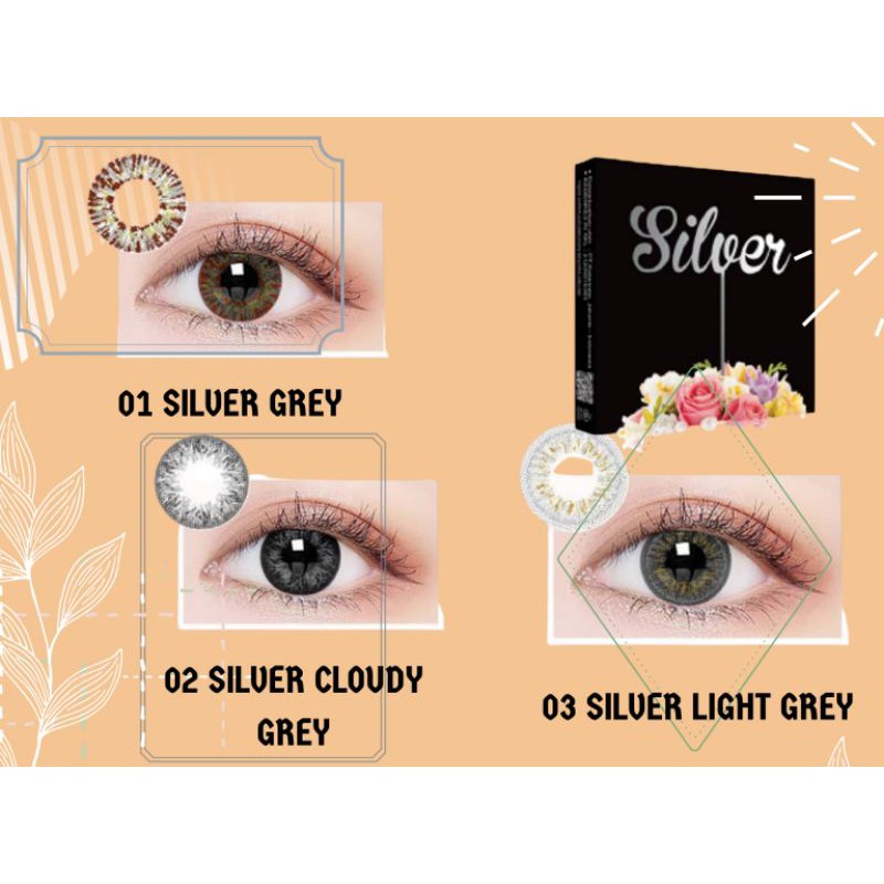 Jual Softlens x2 Ice Silver & Gold/Softlens Warna X2 Ice Silver Gold ...