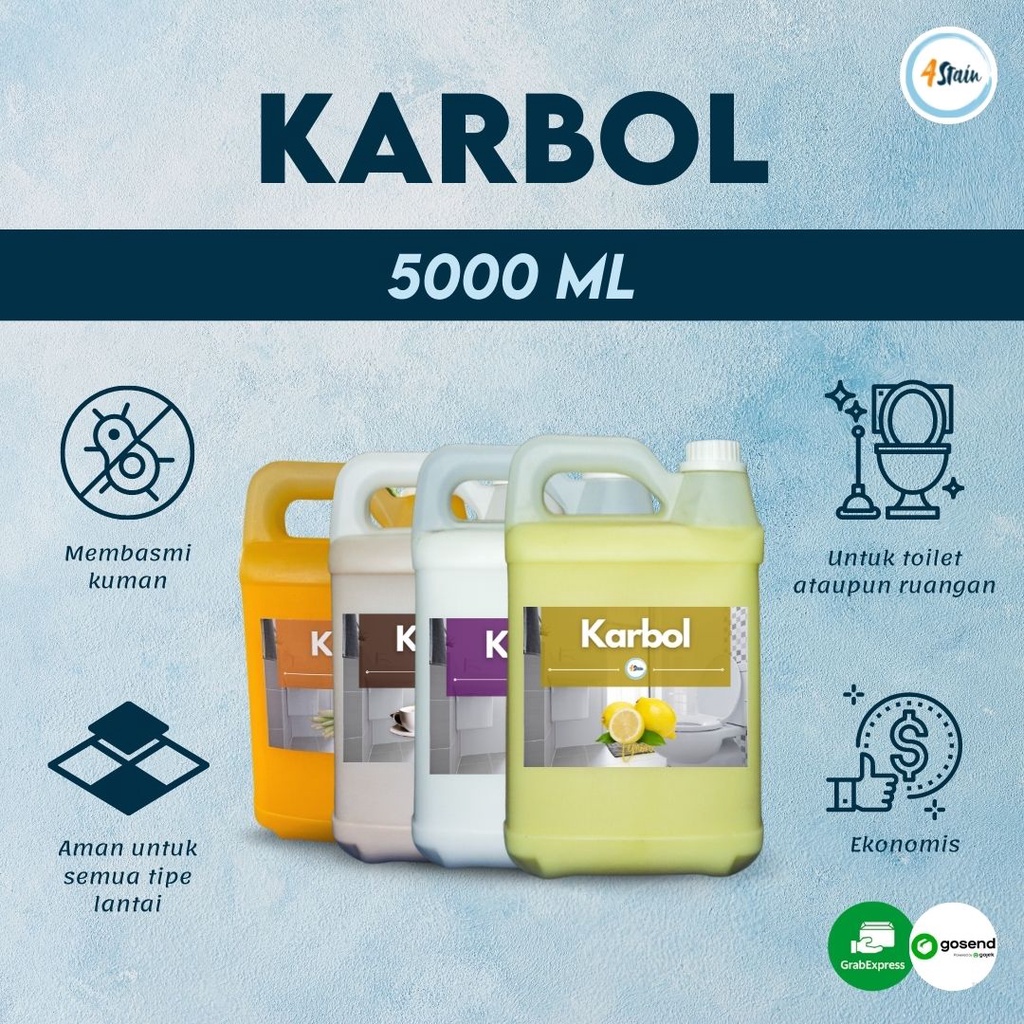 Jual Karbol Lantai Sereh Pine Lemon Kopi - 5000 ML 5 L Wangi ...