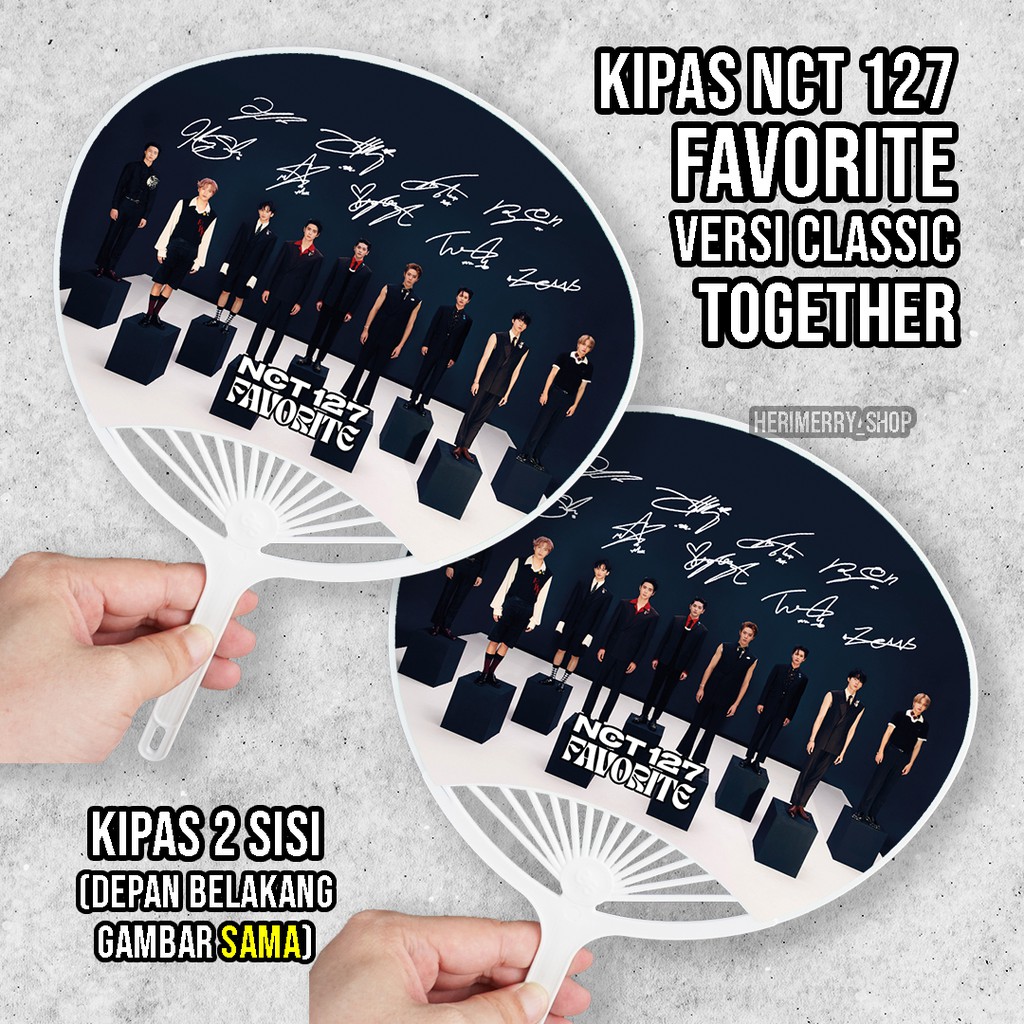 Jual Kipas NCT 127 Favorite versi Classic - Merchandise KPOP Hand fan ...