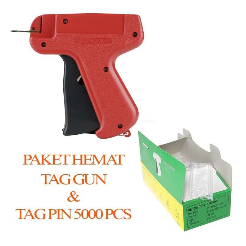 Jual [PAKET HEMAT] Tag Gun/Tagging Gun/Alat Tembak Pasang Label ...