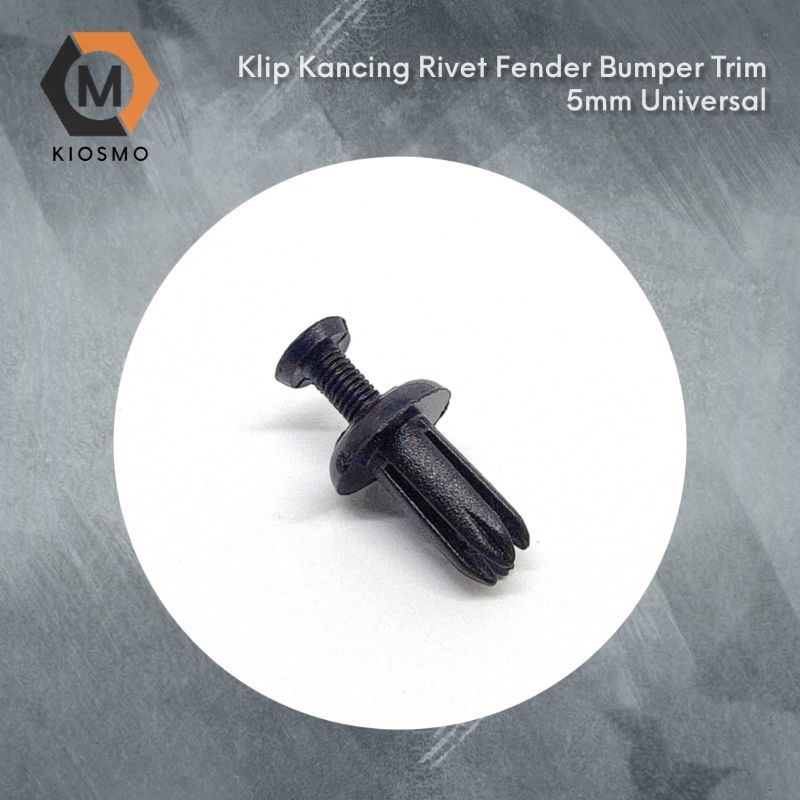 Jual 10pcs Baut Klip Kancing Panel Pintu Fender Bumper Universal 5mm ...