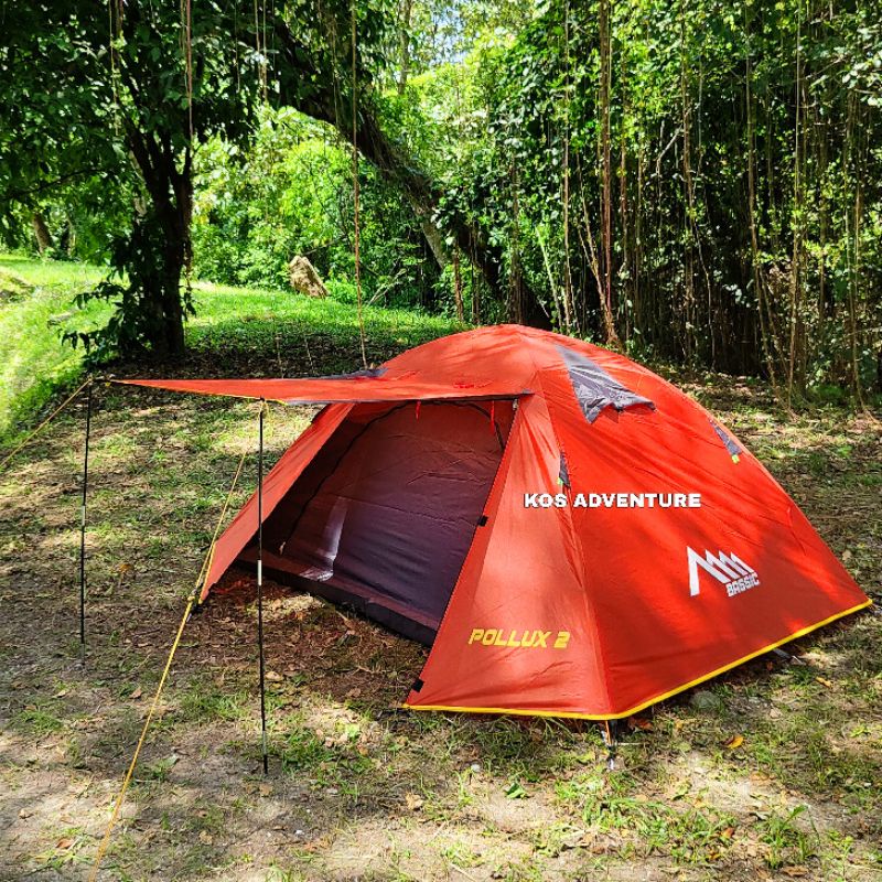 Jual Tenda Camping Bassic Pollux 2 orang Free Footprint |Tenda ...