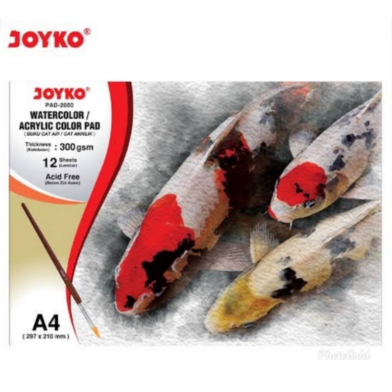 Jual Kertas Watercolor paper / Acrylic paper PAD 2000 | Shopee Indonesia