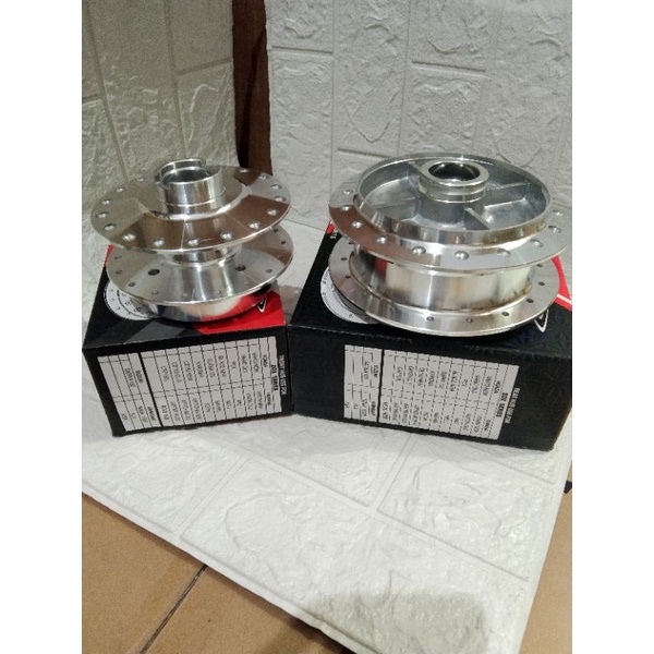 Jual promo Tromol set MOTOR HONDA Revo absolute Blade Crom sepasang hub ...