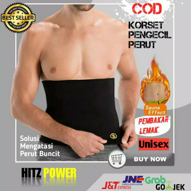 Jual KORSET PELANGSING PERUT PRIA WANITA KORSET PENGECIL PERUT KORSLET ...