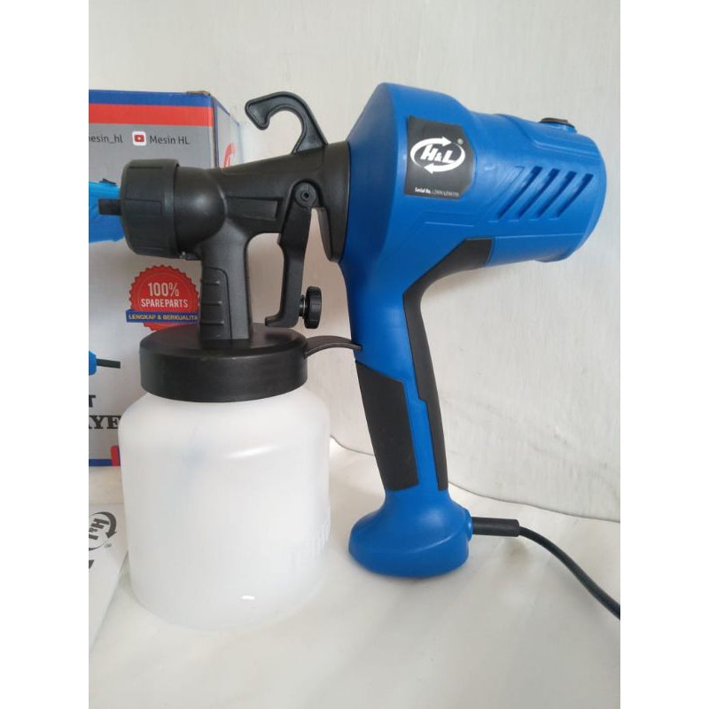 Jual Cat Kompresor Listrik cat portable H&L pro HL 719 | Shopee Indonesia