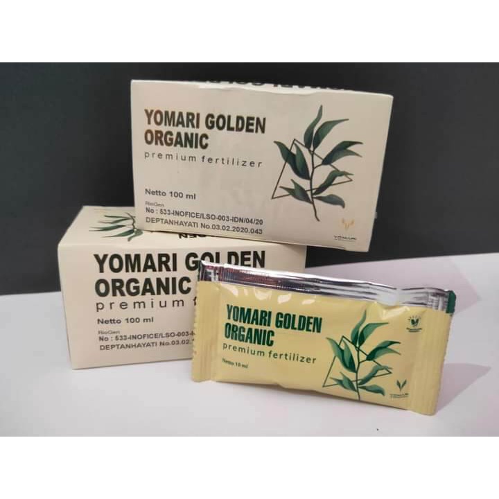Jual Pupuk Organik YOMARI GOLDEN ORGANIC 1 Box 100ML | Shopee Indonesia