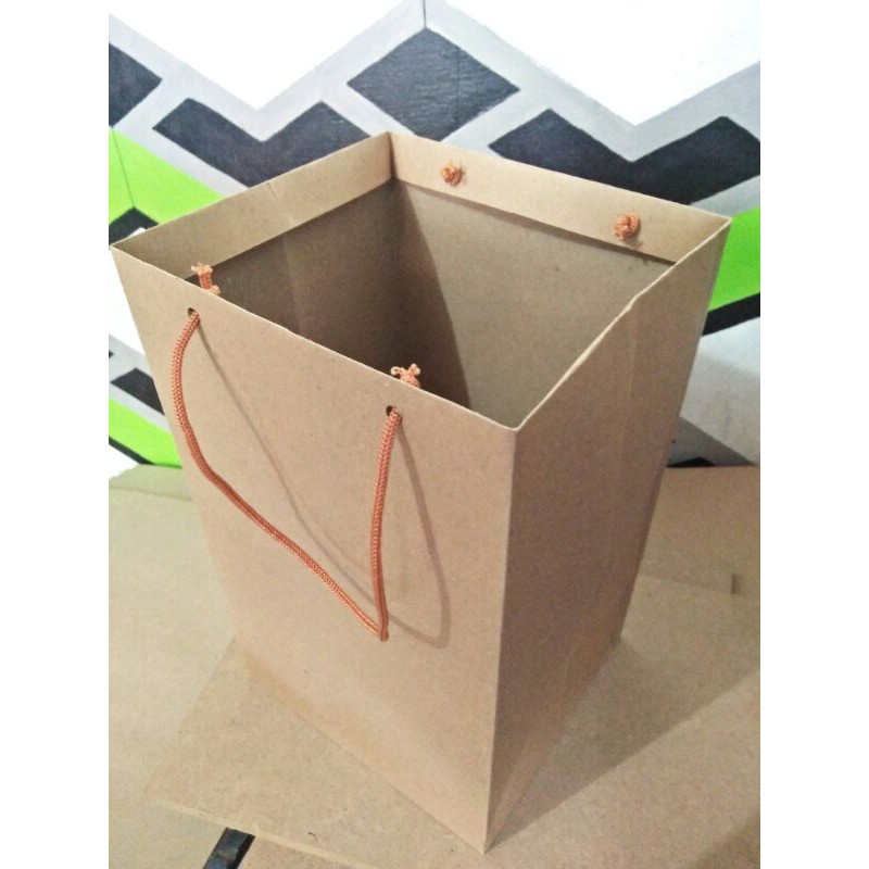 Jual paperbag polos 15x15x25 cm | Shopee Indonesia