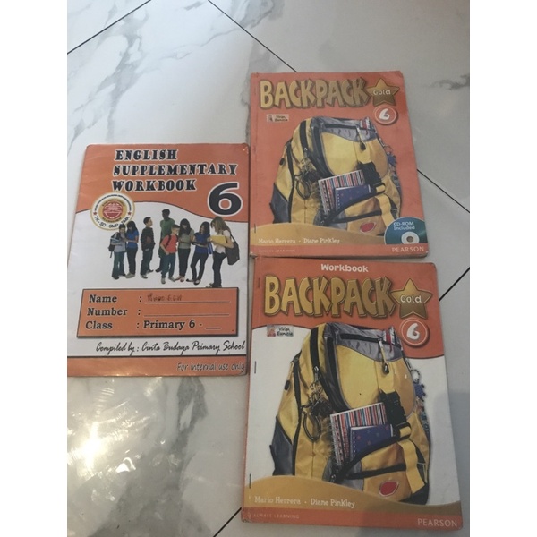 Jual buku bahasa english BACKPACK GOLD 6 ,workbook,studentbook dan supplementary workbook ...