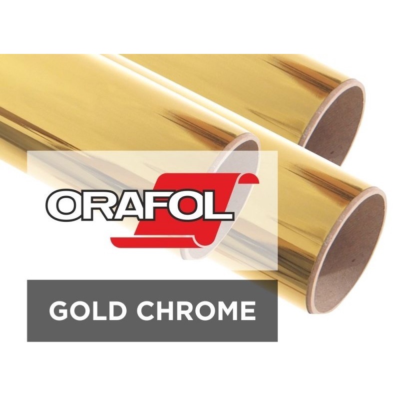 Jual Stiker / Sticker ORACAL 351 CHROME GOLD / SILVER (126cm x 100cm ...