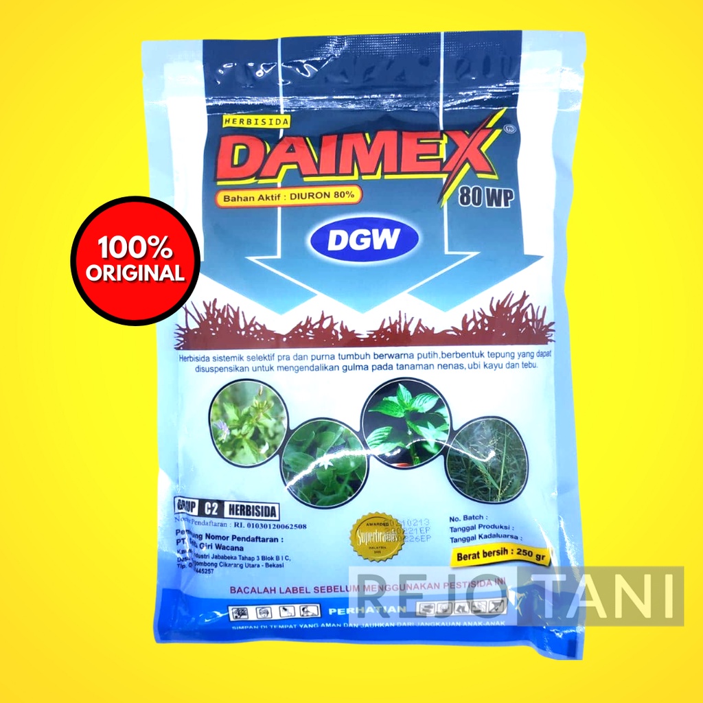 Jual Herbisida Pembeku Rumput Singkong, Tebu, dan Nenas Daimex 80 WP ...