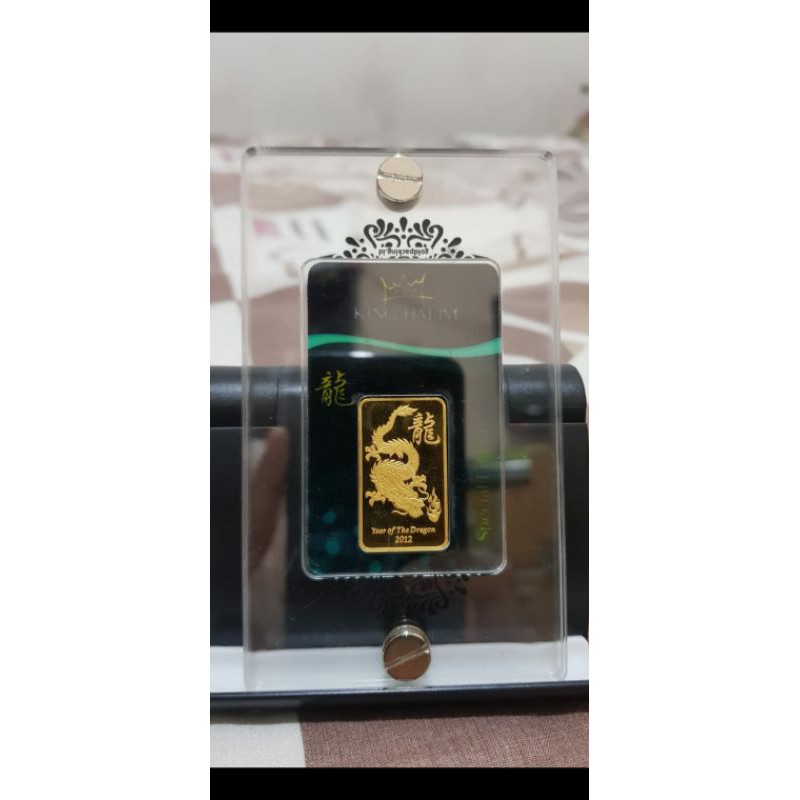 Jual Logam Mulia King Halim 10 gram Limited Edition Dragon | Shopee ...