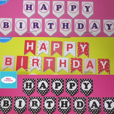 Jual Bendera HAPPY BIRTHDAY / Bendera Dekorasi Ulang Tahun | Shopee ...