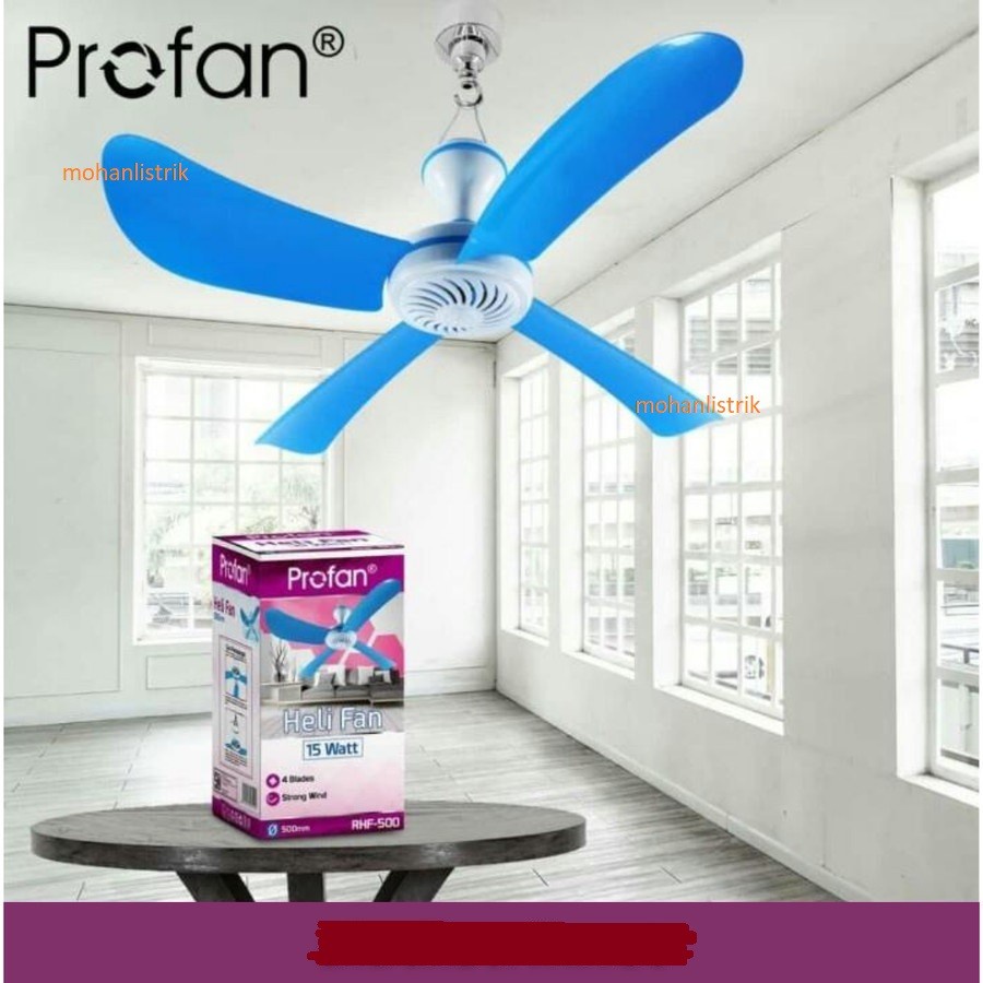 Jual Profan Helifan Kipas Angin Atap Gantung Balingbaling 25 Watt / 30 ...