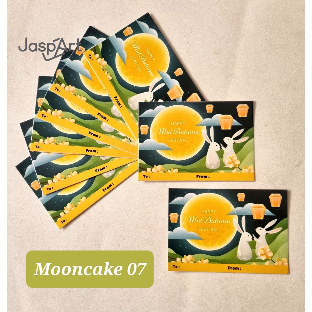 Jual KARTU UCAPAN FESTIVAL KUE BULAN GREETING CARD MOONCAKE FESTIVAL ...