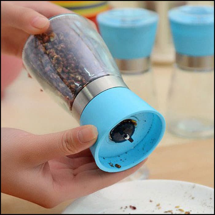 Jual Jual Alat Penghalus Penggiling Merica Lada Wijen Rempah Botol Kaca ...