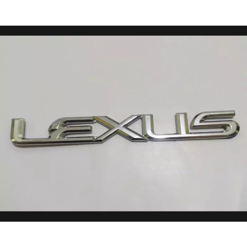 Jual Emblem Tulisan Lexus Chrome | Shopee Indonesia