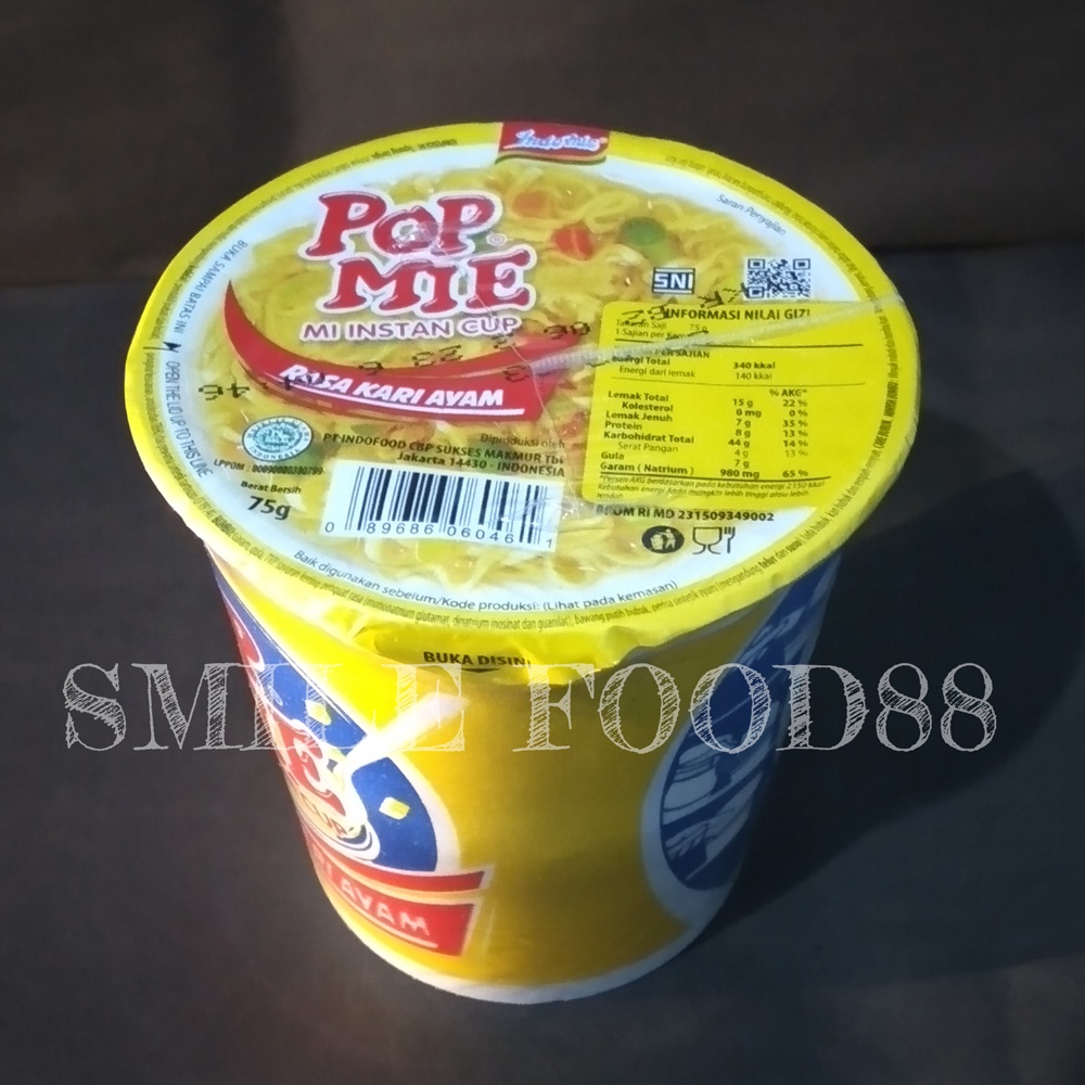 Jual Pop Mie Rasa Kari Mie Instan Cup | Shopee Indonesia