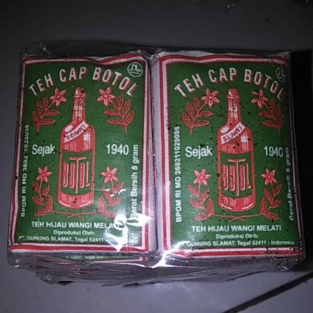 Jual teh hijau cap botol bubuk 10x8gr | Shopee Indonesia