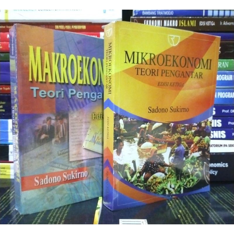 Jual Paket Buku Mikroekonomi - Makroekonomi teori pengantar edisi 3 by ...
