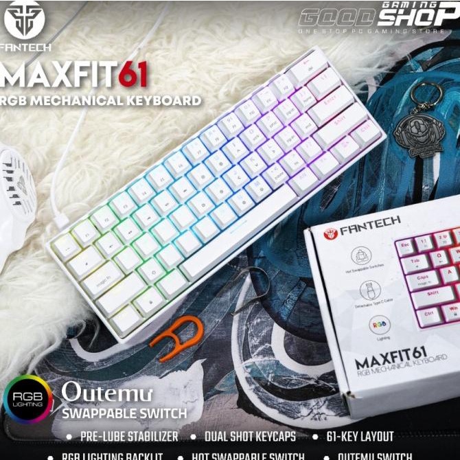 Jual FANTECH MAXFIT61 MK857, KEYBOARD 60% - GAMING KEYBOARD | Shopee ...