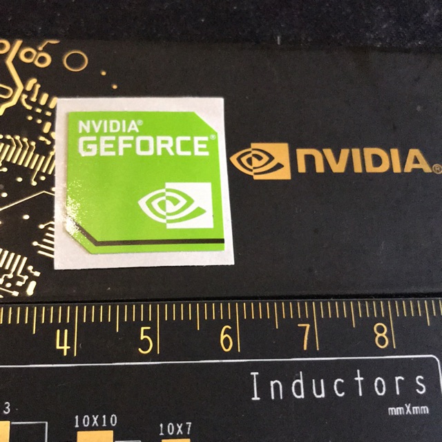 Jual Sticker stiker logo nVidia GeForce green 4 desktop ori | Shopee ...