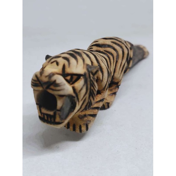 Jual Cangklong Ukir Macan Kayu Kaboa Sancang | Shopee Indonesia