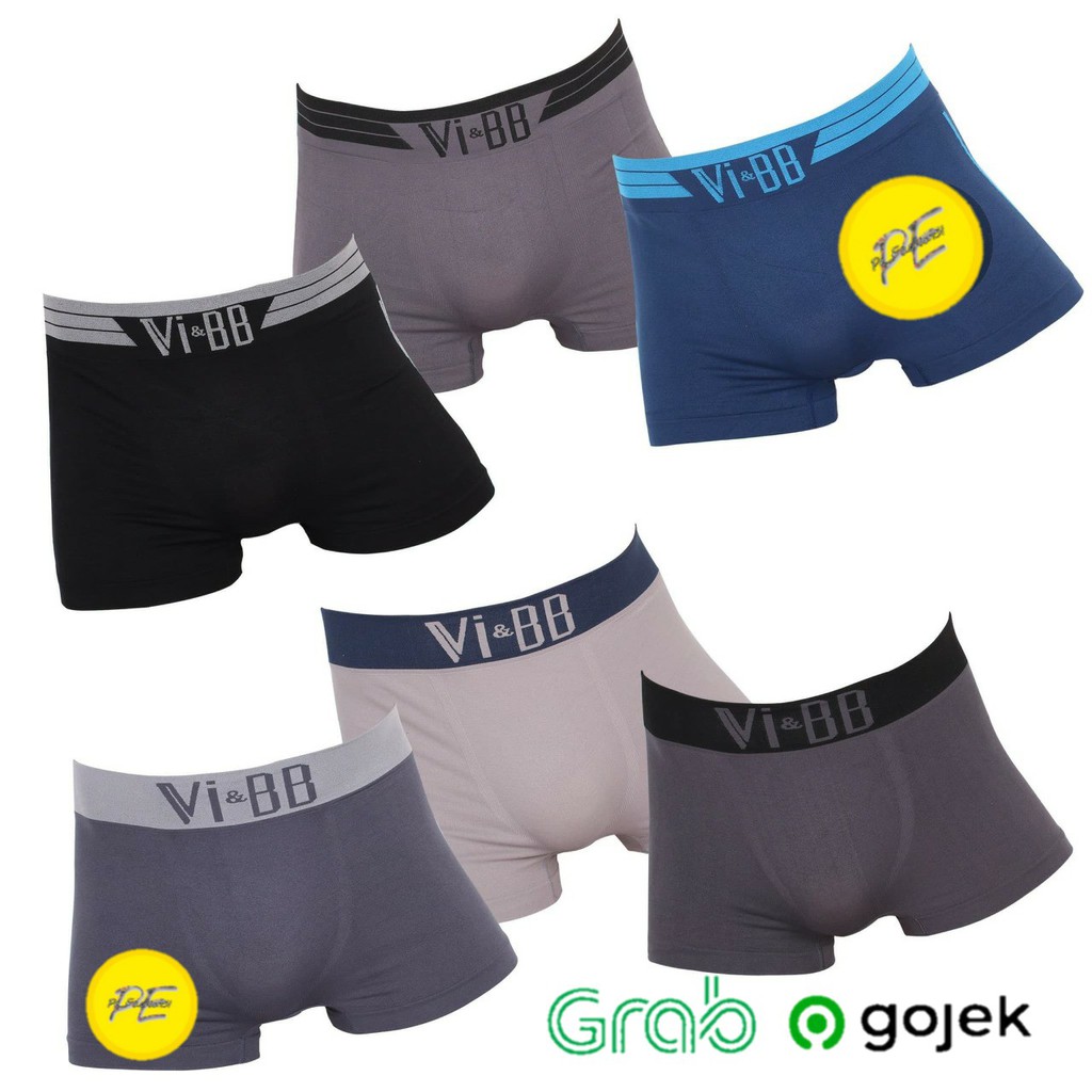 Jual CELANA DALAM PRIA DEWASA BOXER VIBB|VI&BB ISI 1 PCS | Shopee Indonesia
