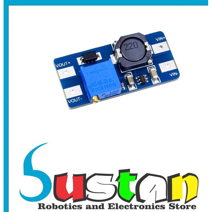 Jual Mt3608 Dc-Dc 2A Step Up Boost Converter Module Mini Power Booster Bust4N7 Juara | Shopee ...