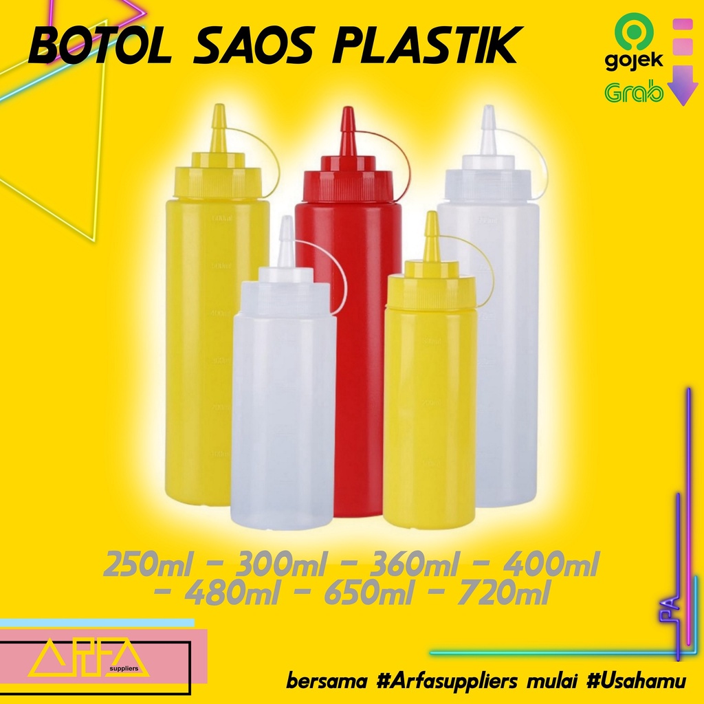Jual Botol Saos Plastik "Tebal, Rapat dan Anti Bocor" | Shopee Indonesia