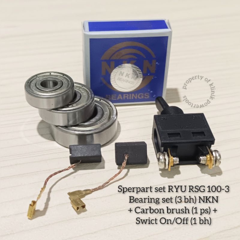 Jual Ryu sparepart set mesin gerinda RSG100-3/4 | Shopee Indonesia