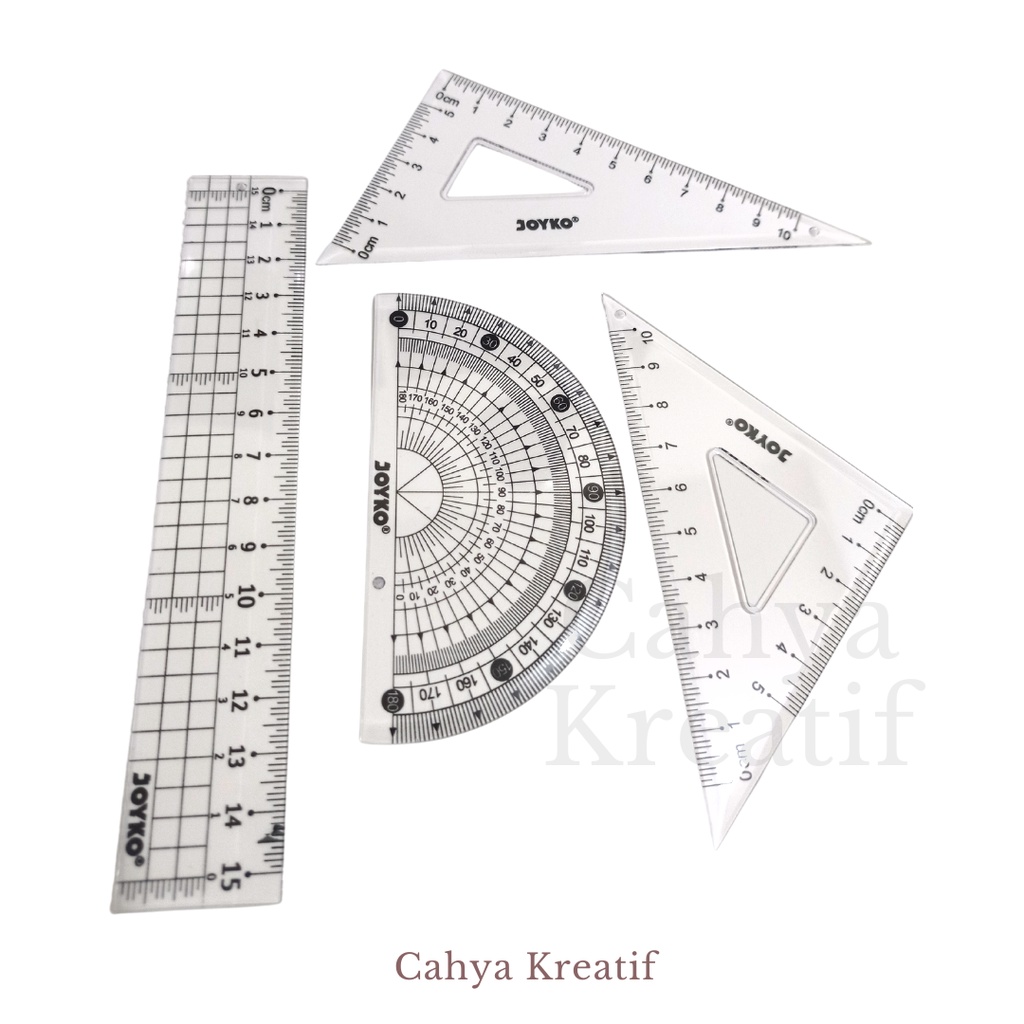 Jual Penggaris JOYKO Satu SET | Alat tulis sekolah | Shopee Indonesia
