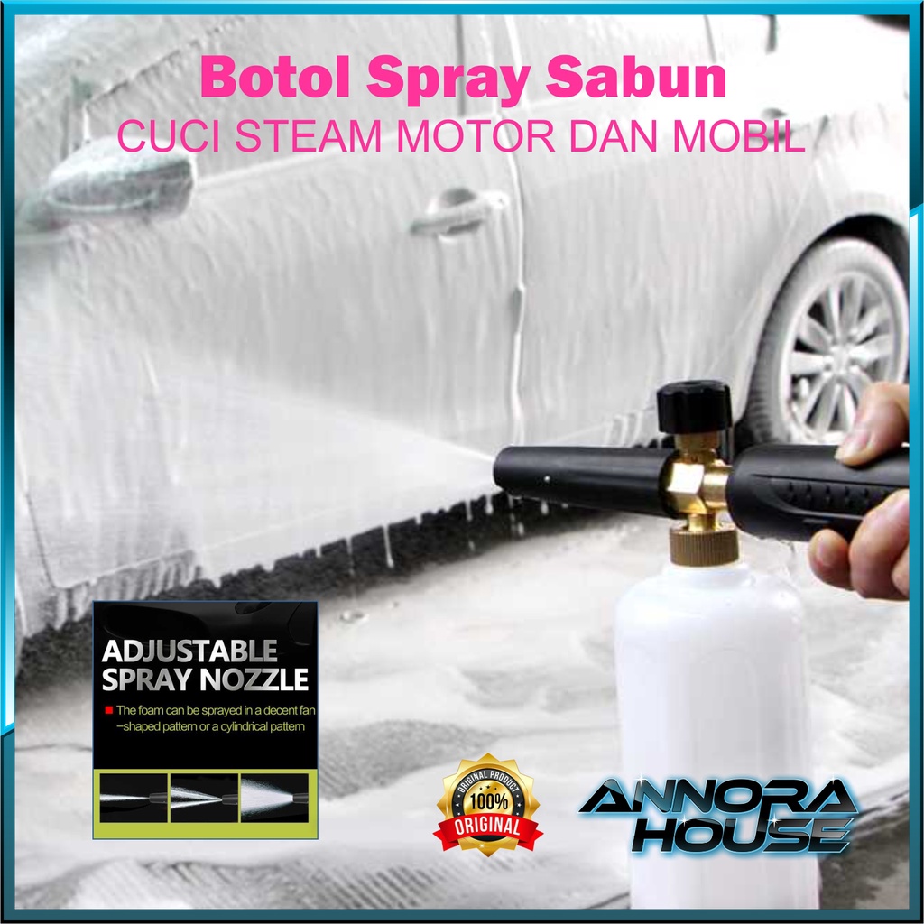 Jual Spray Botol Semprotan Sabun Cuci Mobil Car Styling Nozzle Foam Gun ...