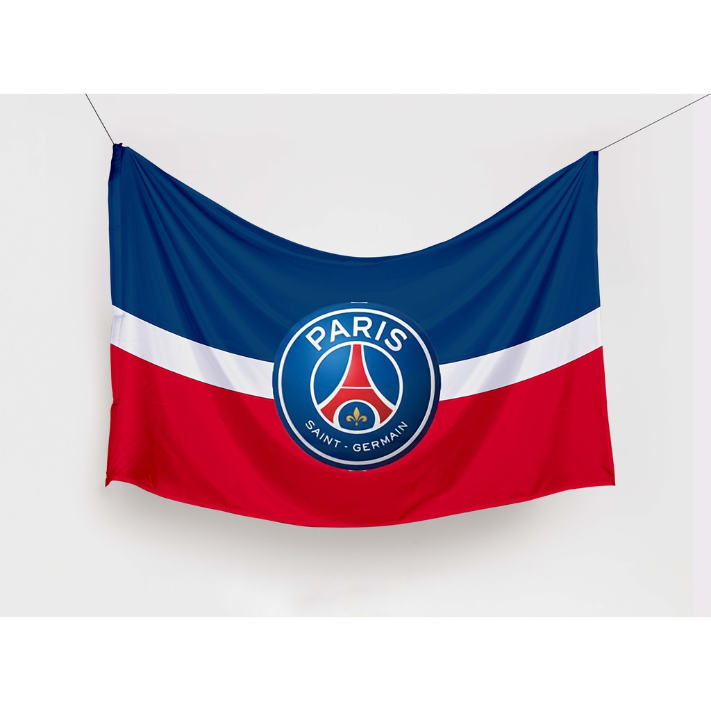 Jual FLAG BENDERA FOOTBALL LOGO PSG Paris Saint-Germain F.C. PREMIUM ...