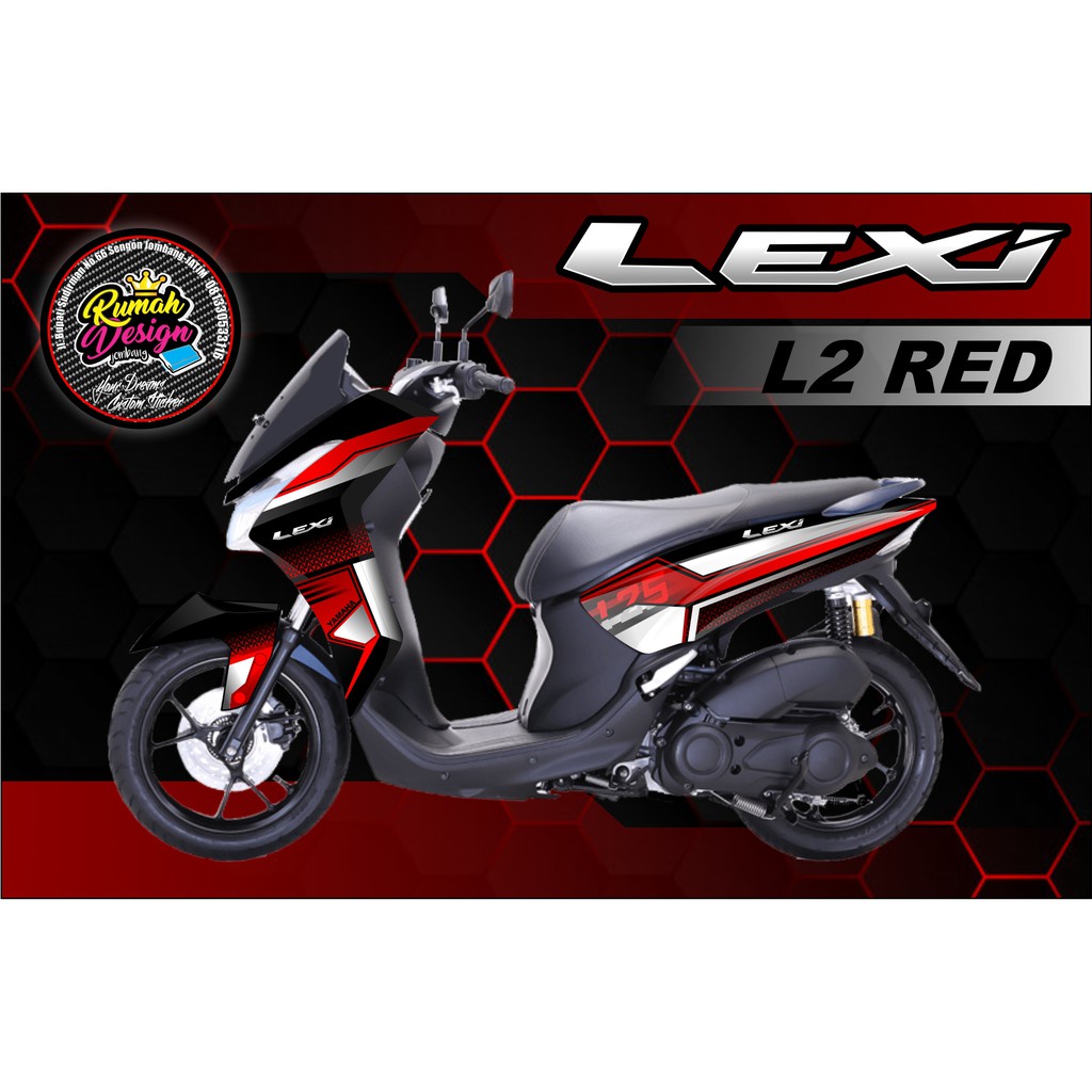 Jual DECAL STICKER FULL BODY YAMAHA LEXI 2 | Shopee Indonesia