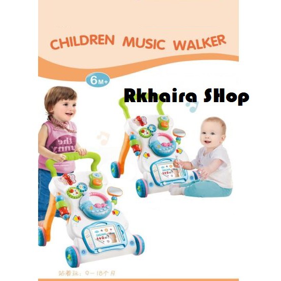 Jual Children Music Walker Baby Walker Push Walker | Shopee Indonesia