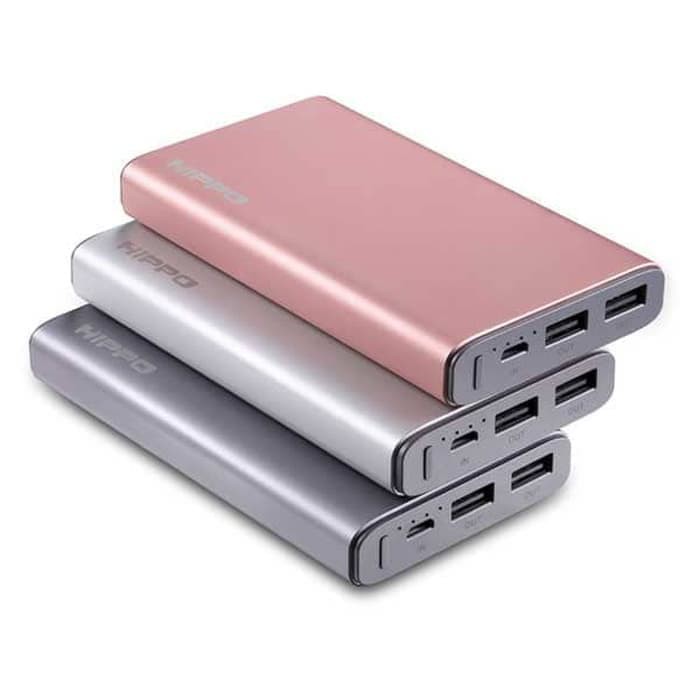 Jual Mi Powerbank Hippo Power Bank 12000MAH Steel Simple Pack | Shopee ...