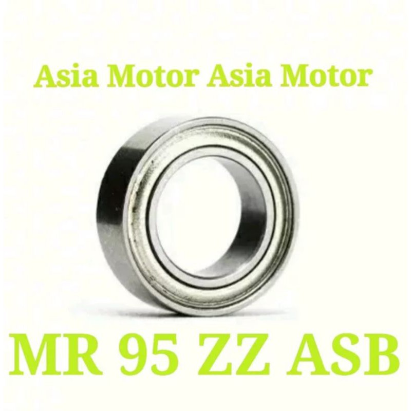 Jual Bearing MR95 ZZ MR 95 ZZ Ukuran 5 x 9 x 3 mm Bering Laher Laker MR95ZZ ASB Ukuran 5x9x3 mm ...